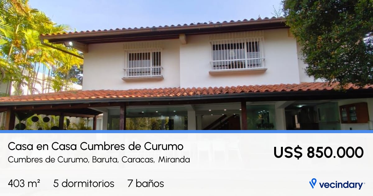 Casa en Cumbres de Curumo | Vecindary